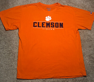 Clemson Tigers Classic CLEMSON Embroidered Logo Men's Size XL Short ...