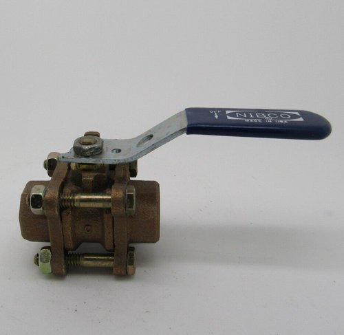 Nibco Bronze ball valve 3/4" threaded T-595 600lb | eBay