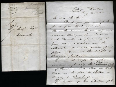 1831 Archdeacon Charles Thorp - Durham College letter re Local ...