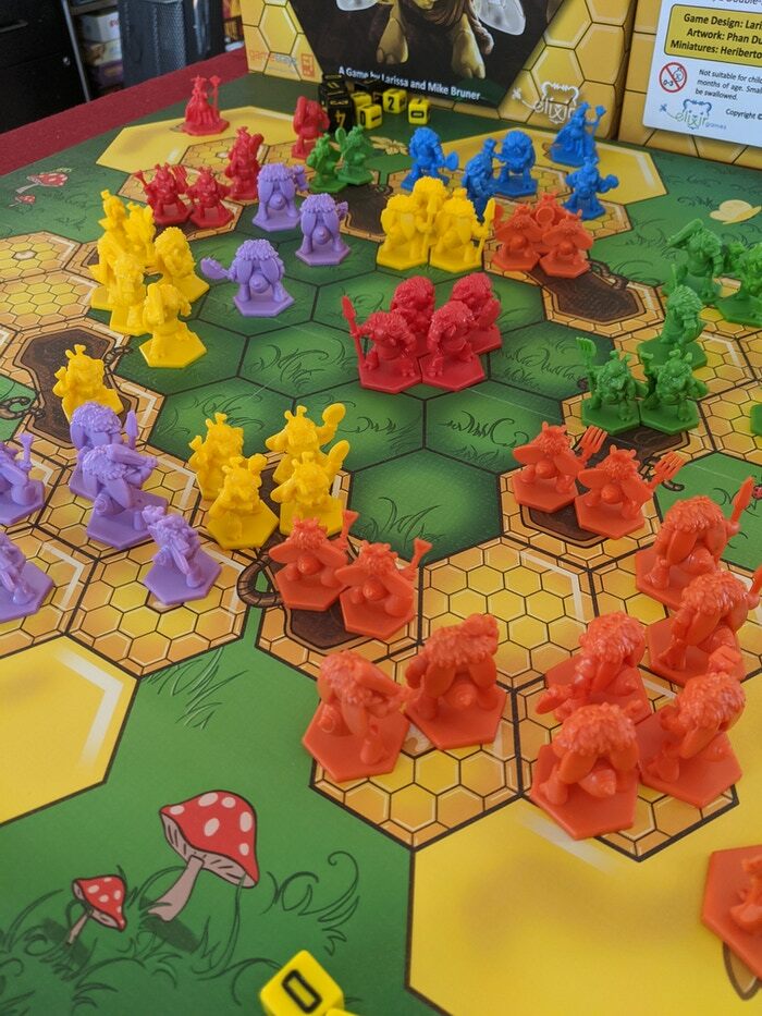 QUEEN BEE Game "ALL IN" DELUXE KICKSTARTER EXCLUSIVE ED+5-6PLAYER EXP ...