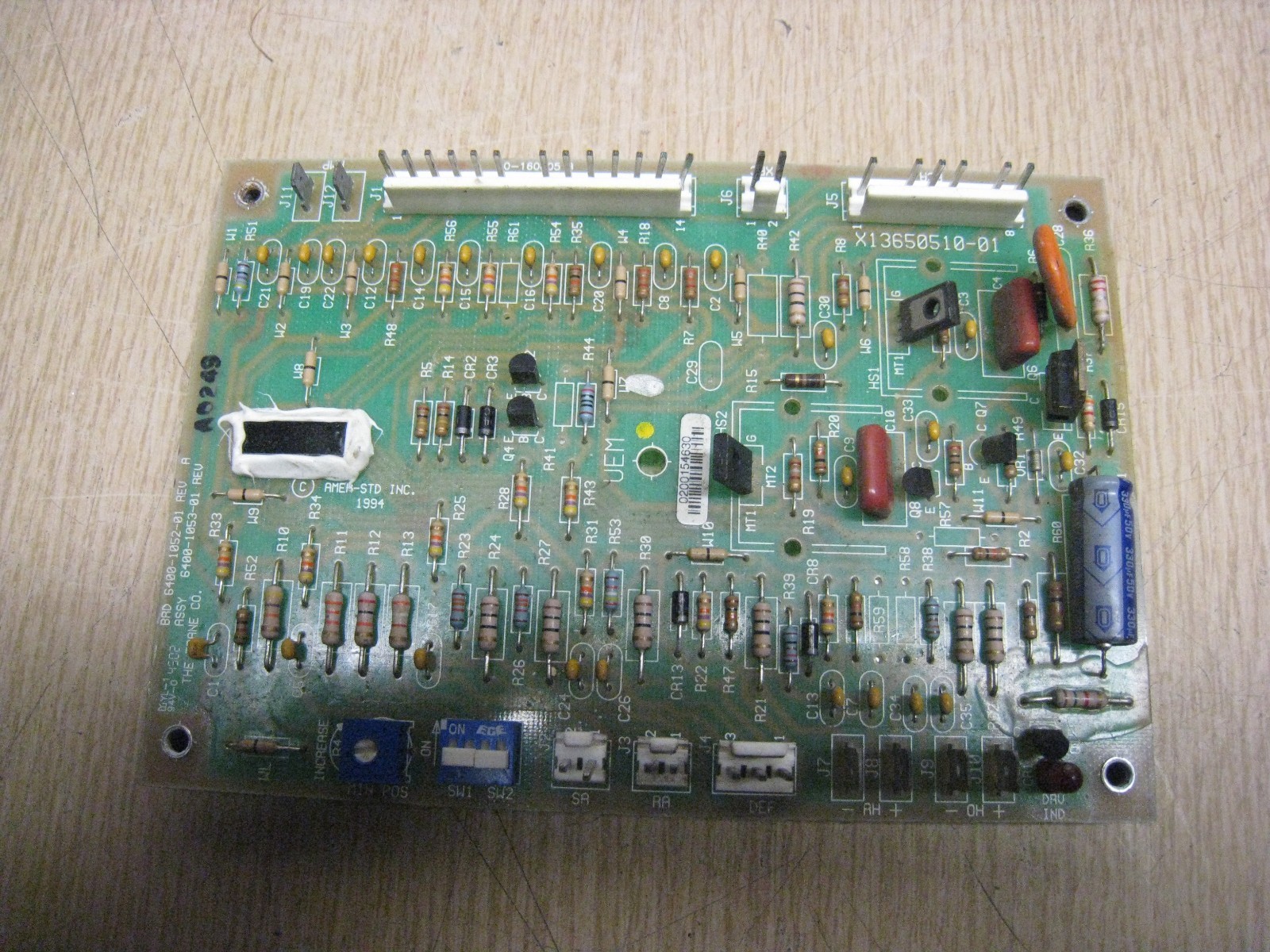 Trane UEM X13650510-01 MOD00145 Economizer Module Control Circuit Board ...