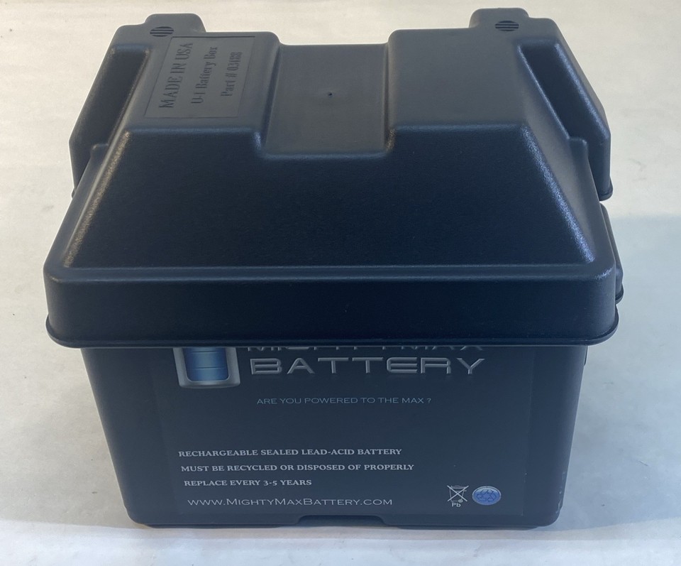 Mighty Max Group U1 Battery Box for Lawn Mower Equipment, Wheelchair ...