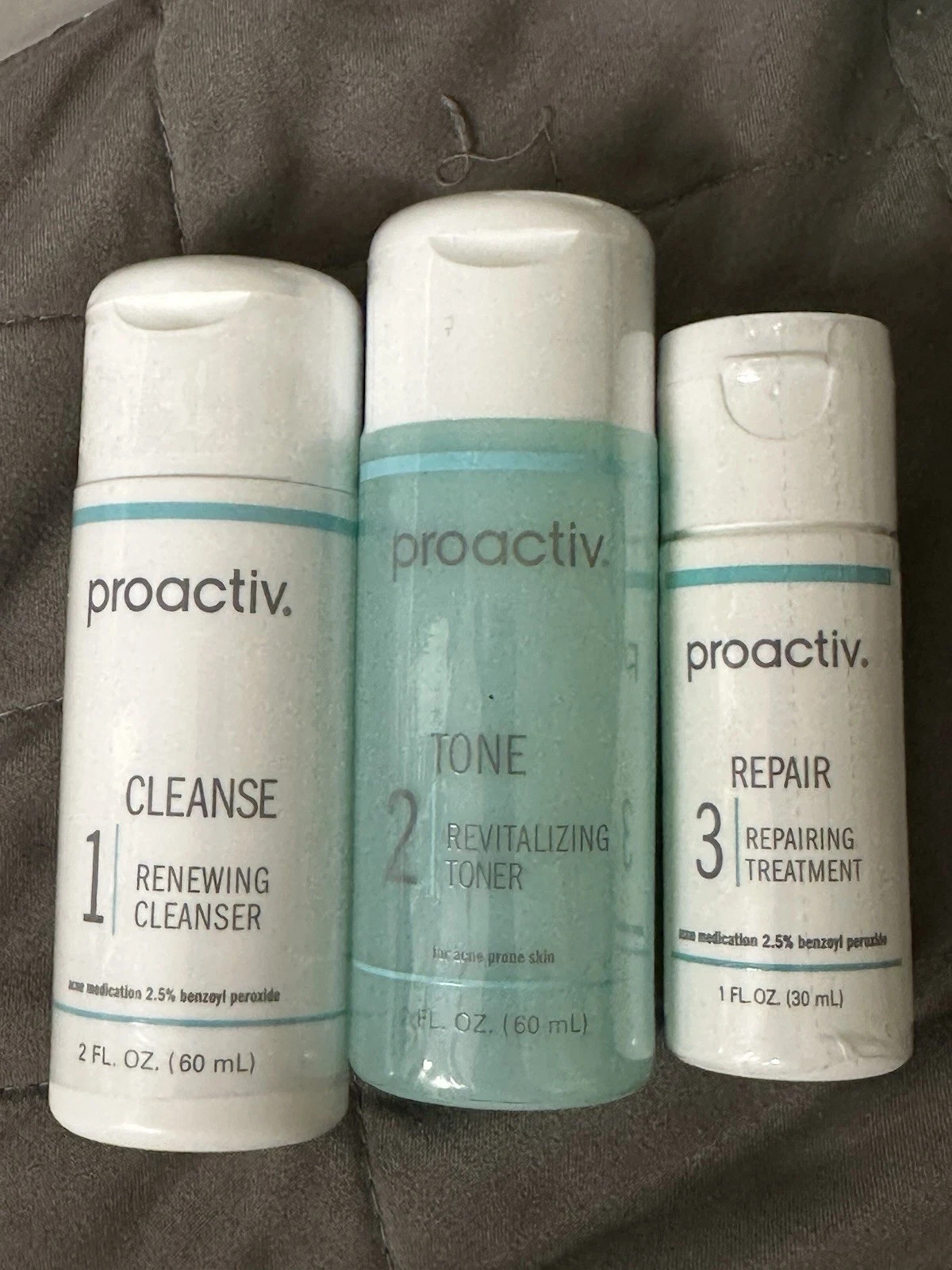 Proactiv 3-Step Acne Treatment Kit Cleanser Toner Repair 30 Day Supply Proactive | eBay