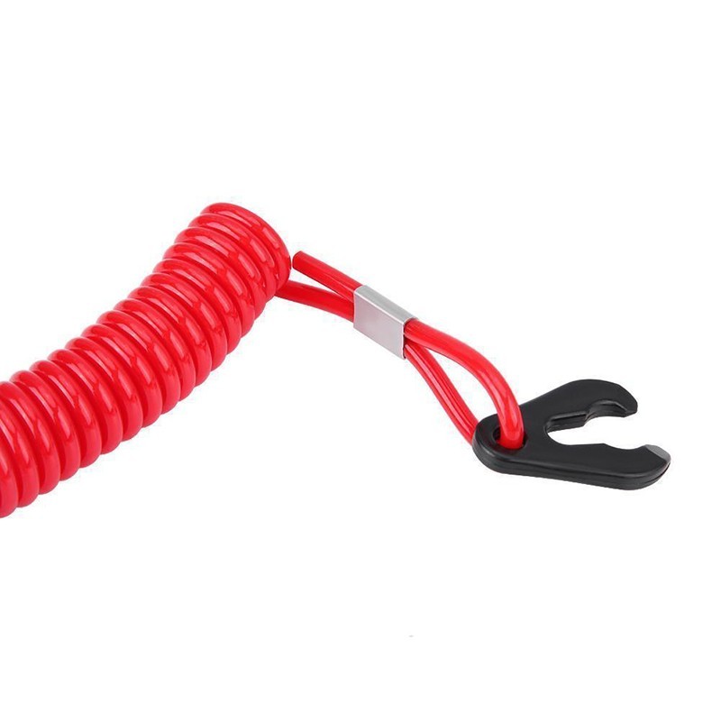 Engine Switch Lanyard Boat Outboard Red Waterproof Motor Kill Stop ...