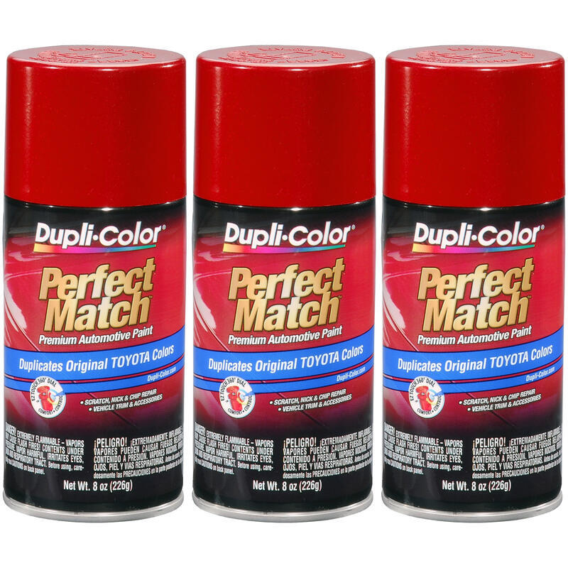 Duplicolor BTY1618 (3-Pack), Aerosol Paint for Toyota 3R3 Metallic ...