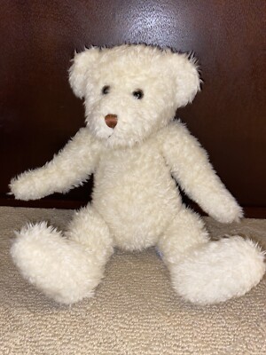 Friendzies Plush Target Teddy Bear Ivory White Pre Owned EUC | eBay