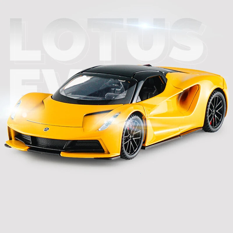 1:32 Lotus EVIJA Alloy Sports Car Model Diecast Metal Electric Racing ...