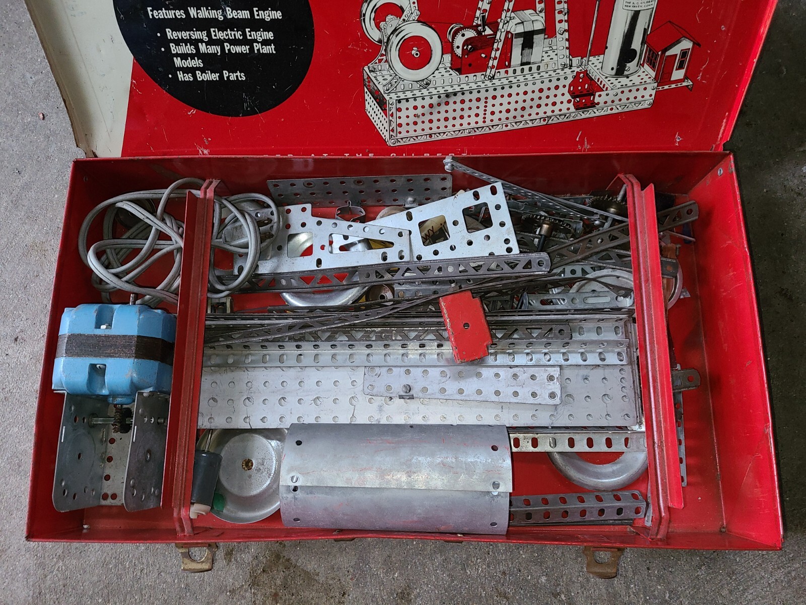 Vintage 1950's #7 1/2 Engineers Erector Set | eBay