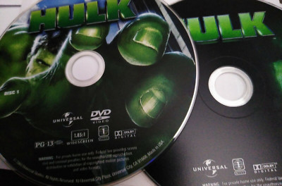 The Hulk (2 DVD discs only, 2003, 2-Disc Set, Widescreen) 25192248924 ...