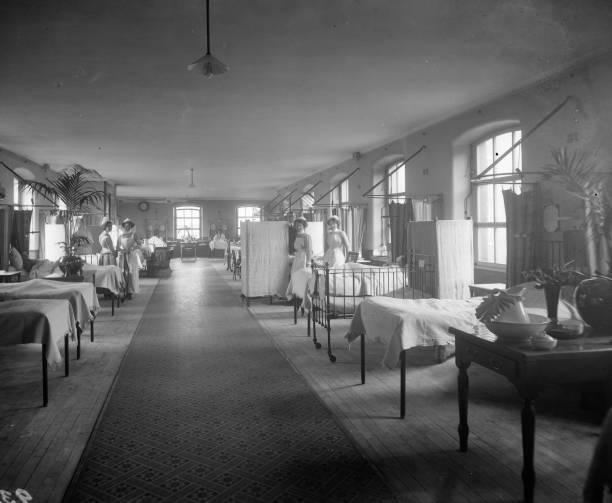 The Charity Ward Guy's Hospital London 1913 Old Photo | eBay