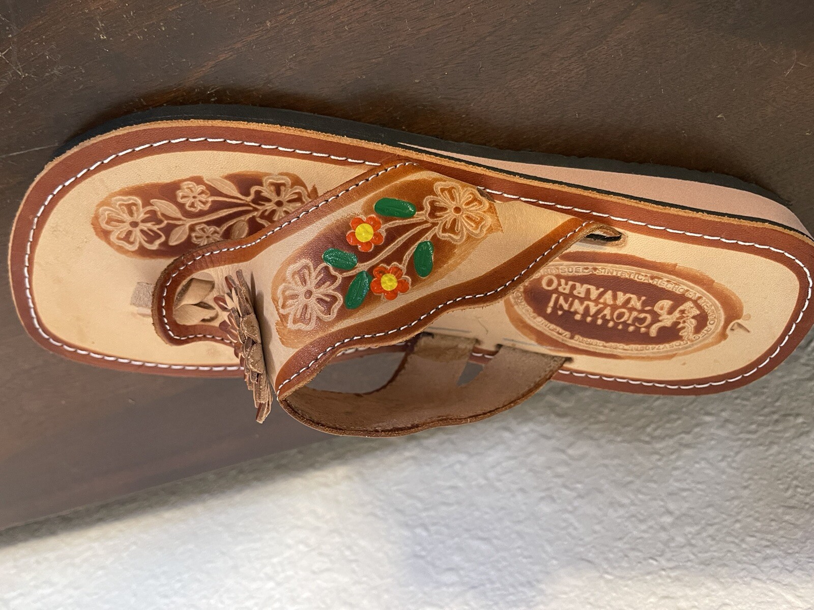 Hispanic women sandles giovnni d navarro slippers size 7 | eBay