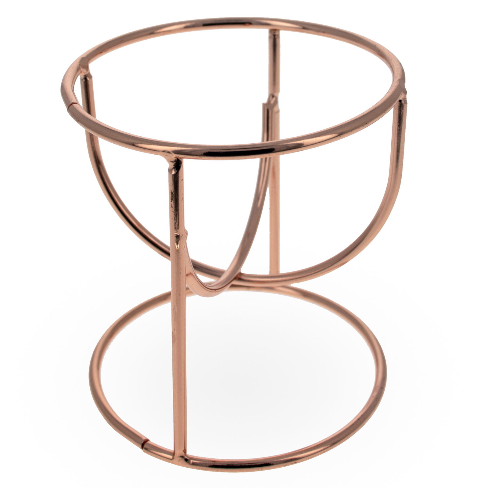 Egg Shape Rose Gold Tone Metal Chicken and Goose Egg Stand Holder ...