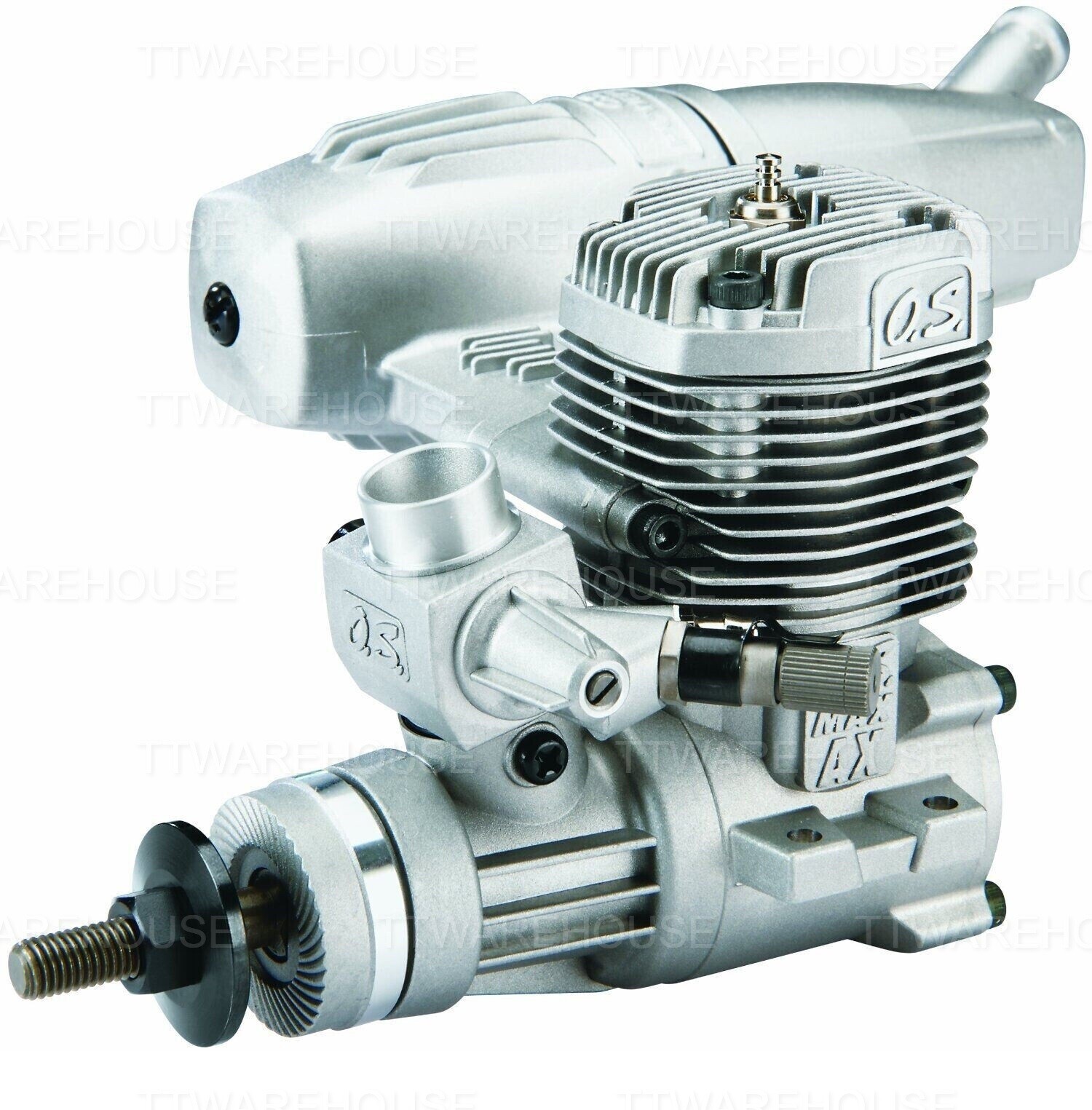 NEW OS MAX .46 AX II RC Airplane Engine With Muffler Two Stroke #15490 ...