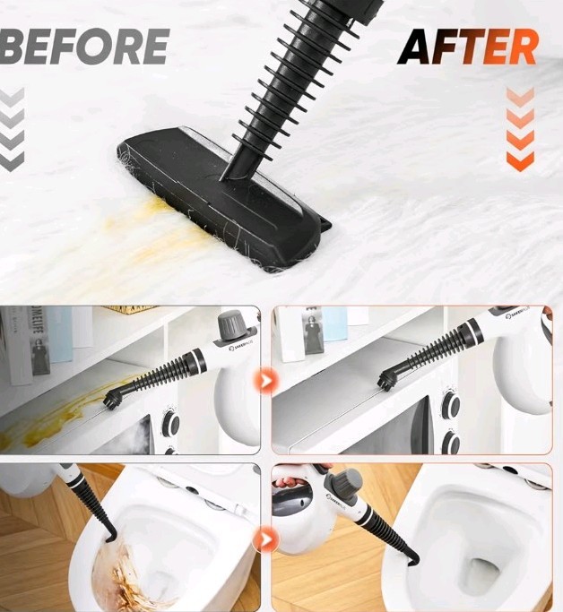 Handheld Powerful Steam Cleaner High Tempetature Pressurized Cleaning ...