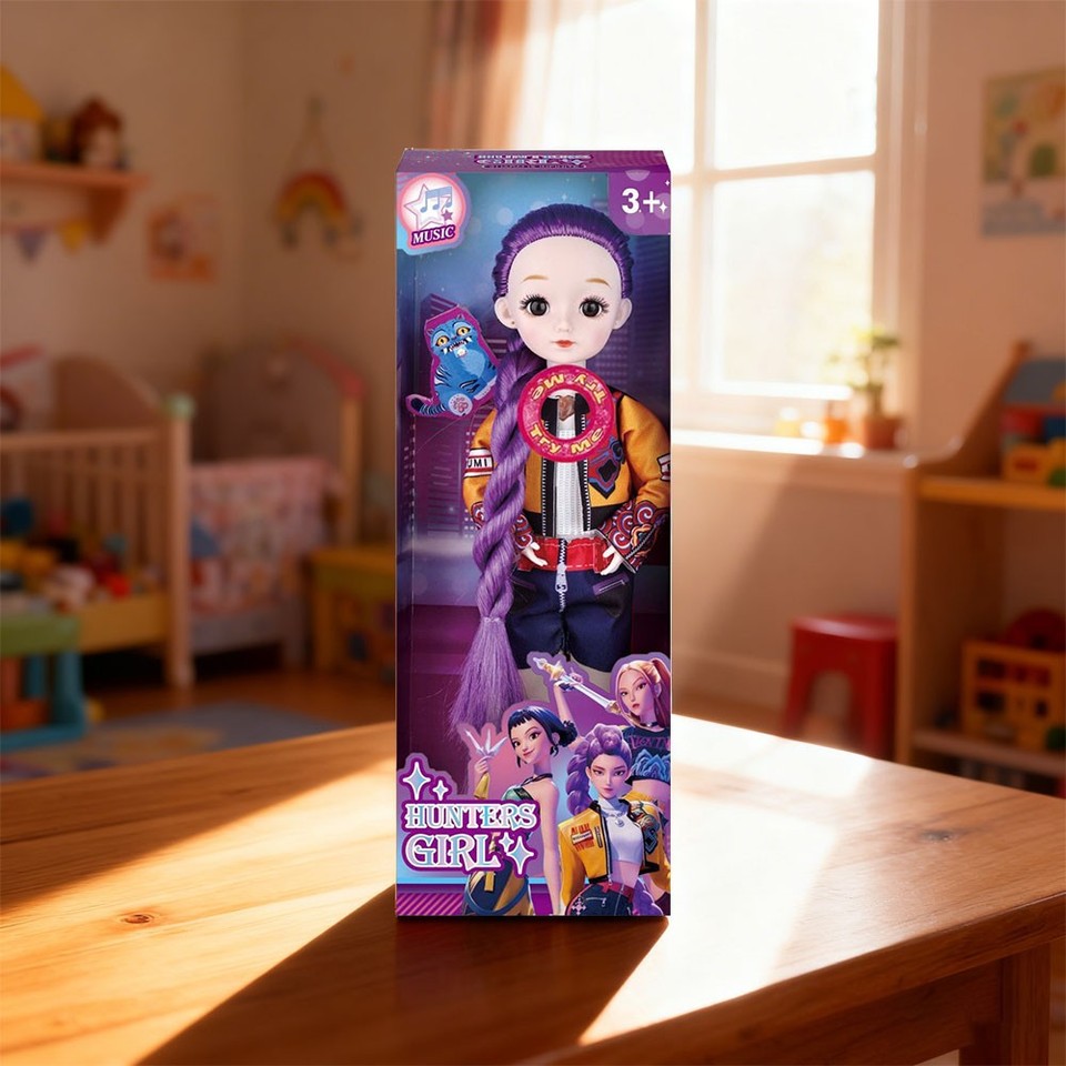 Singing Collectible Cosplay Kpop Demon Hunters Dolls Moveable Joint ...