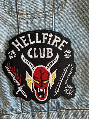 Stranger Things - Hellfire Club - Large Iron On Patch | eBay