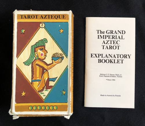 Azteque Tarot Denant Grand Imperial Aztec 53 Card Deck Piatnik 1986 ...