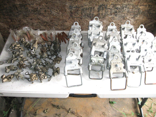 Hot Line Tap Clamps, New Wire Splices, Stirrups WHOLESALE Lot, Ships ...