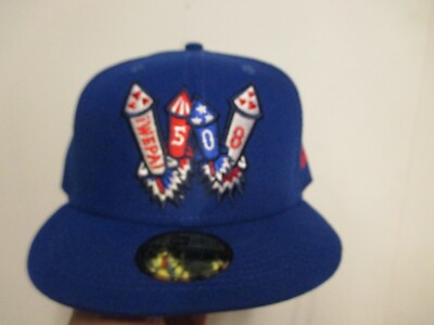 WORCESTER RED SOX (WOOSOX) NEW ERA 5950 MINOR LEAGUE MENS FITTED HAT (7 ...