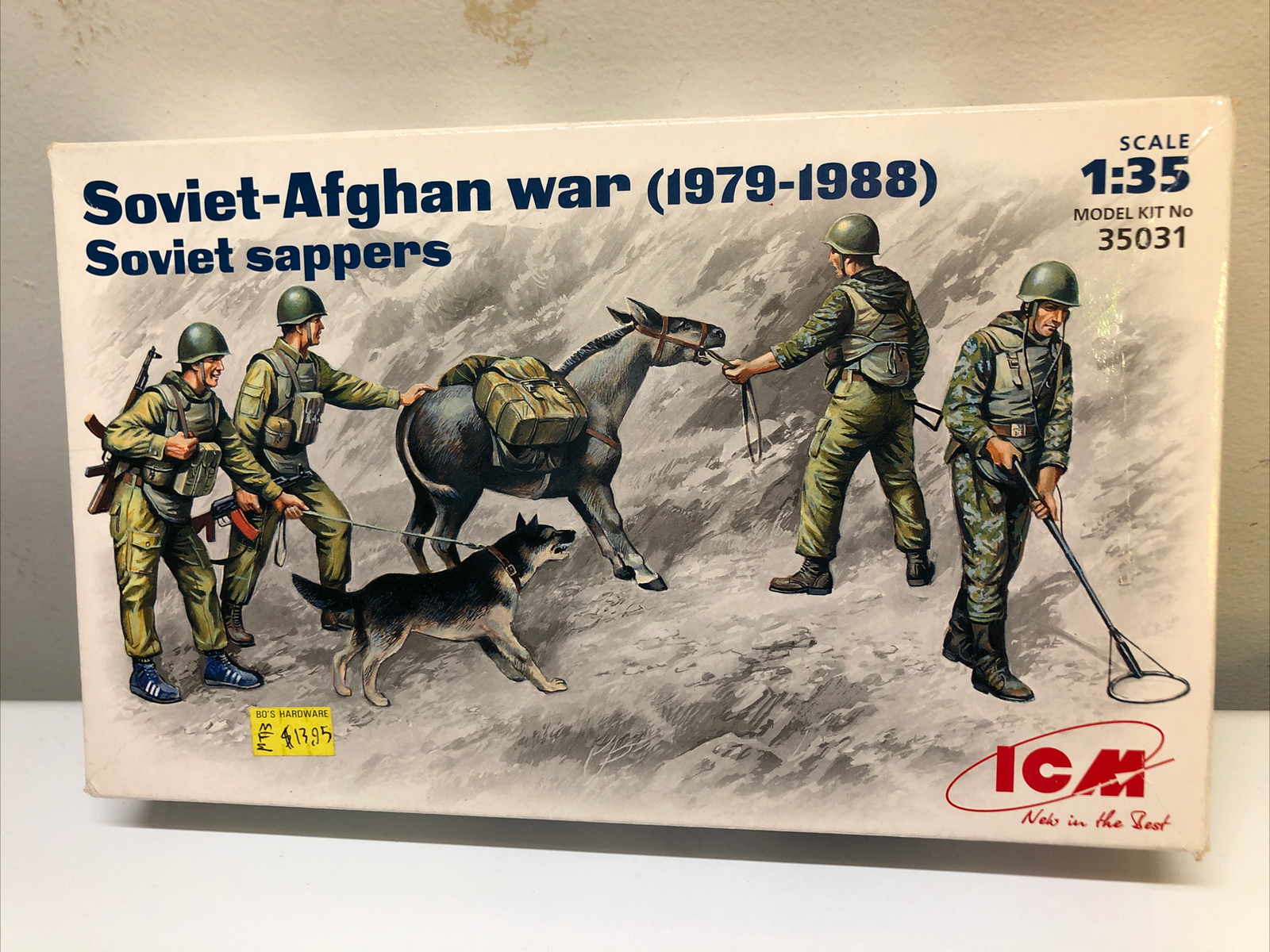 ICM 35031 Soviet Sappers Afghan War 1/35 Scale Plastic Model Figures ...