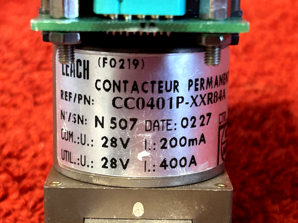LEACH BUS BAR PERMANENT CONTACTOR RELAY P/N CC0401P-XXR84A | eBay