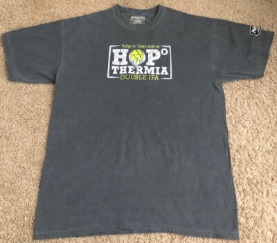 Alaskan Brewing Company Hopothermia Double IPA Grey Text Graphic T ...