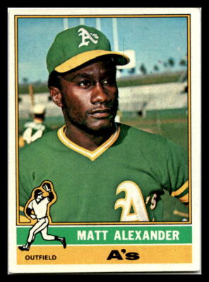 1976 Topps #382 Matt Alexander EX/NRMT | eBay
