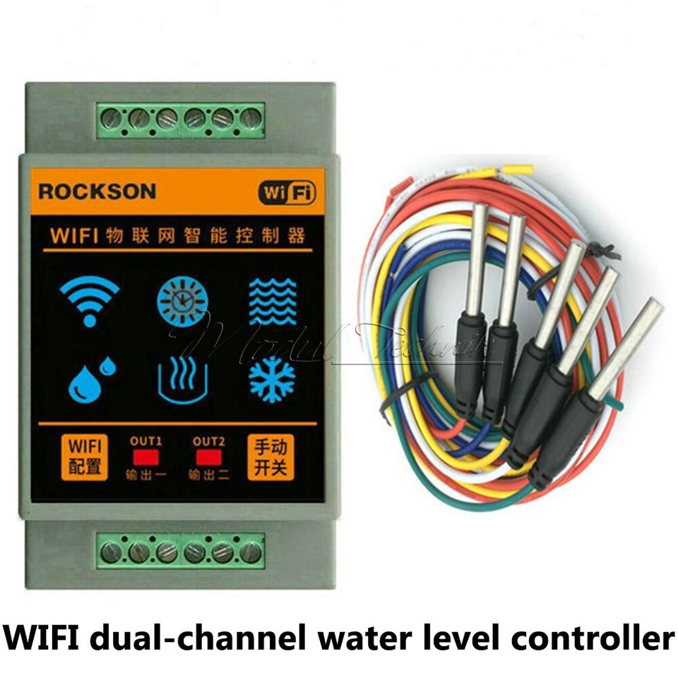 Water Sensor Mobile APP Remote Water Level Alarm Switch Fuel Tank Flow ...