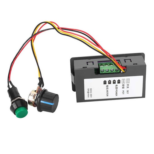 6V 12V 24V 5A PWM DC Motor Speed Controller CCM5D Digital Display LED ...