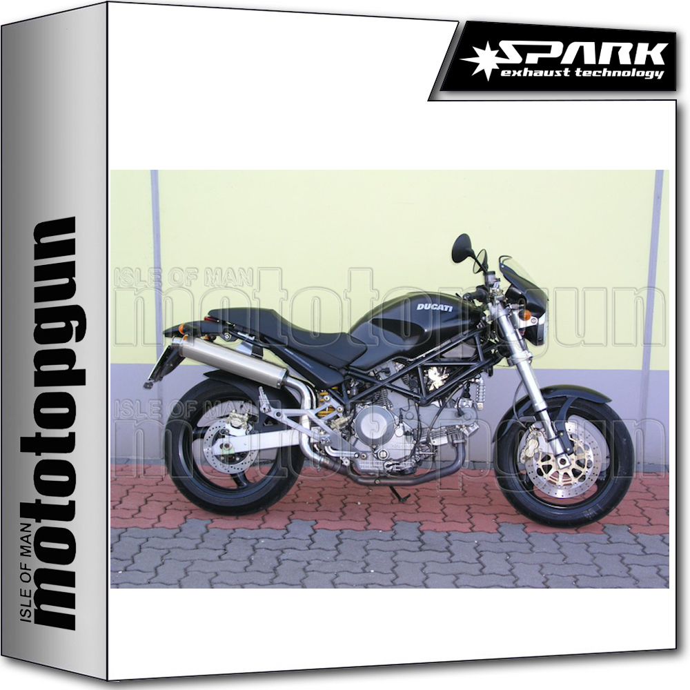 SPARK EXHAUST HIGH HOMOLOGATE ROUND INOX DUCATI MONSTER 900IE | eBay ...