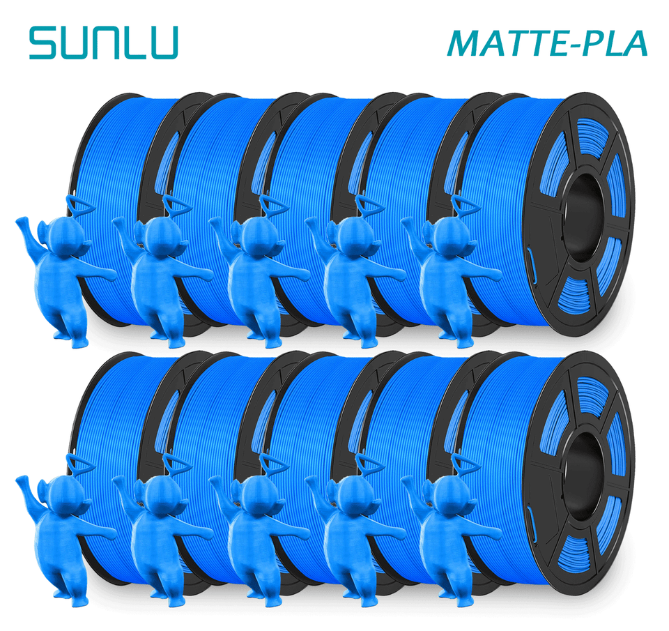 10KG SUNLU PLA PETG PLA+ ABS 3D Printer Filament 1.75mm Neat Spool No ...