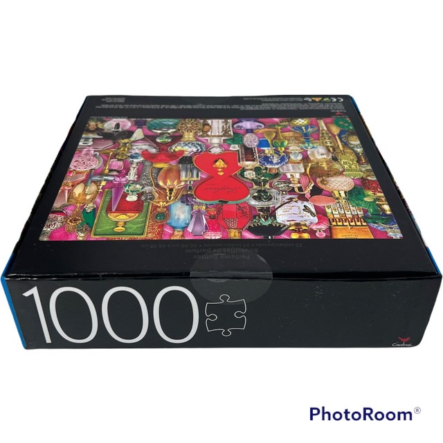 Cardinal Perfume Parfum Vtg Victorian Bottles 1000 PC Puzzle FASTSHIP ...