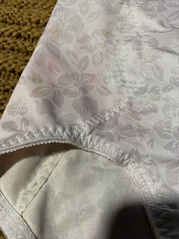 Vintage Sears Flower Lace Shaping Girdle Brief Size Medium 23243 | eBay