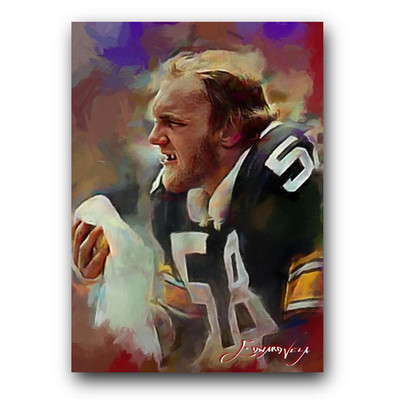 Jack Lambert #21 Art Card Limited 47/50 Edward Vela Signed (Pittsburgh ...