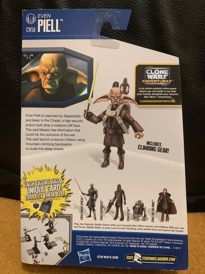 New In Box 2011 Star Wars The Clone Wars Even Piell CW58 | eBay