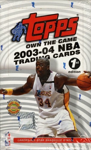 2003-04 Topps Basketball 1st Edition Box 41116138881| eBay