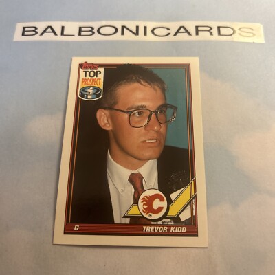 1991-92 Topps - #312 Trevor Kidd Rookie RC NM+ Free Shipping! | eBay