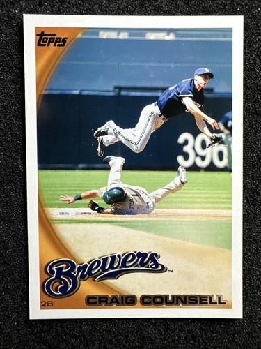 CRAIG COUNSELL #53 2010 Topps Baseball QTY Milwaukee Brewers | eBay