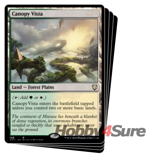 Canopy Vista X4 M/NM Magic MTG Phyrexia: All Will Be One: Commander | eBay