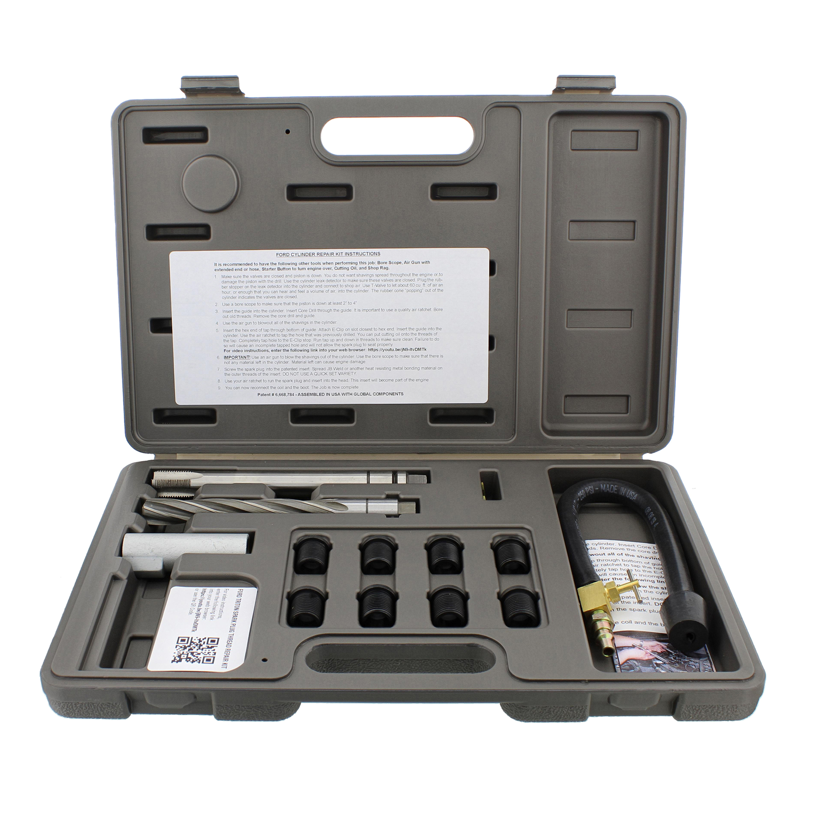 Cal Van 38900 Ford Triton Motor 5.4L Spark Plug Thread Repair Kit USA ...