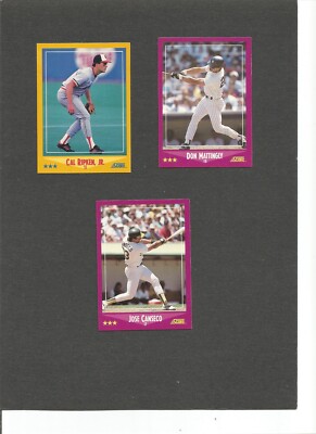 1988 Score baseball complete set NM/MT | eBay