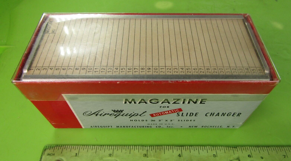 AIREQUIPT Automatic Tray Model P for 2 x 2" Metal 35mm Film Slides ...