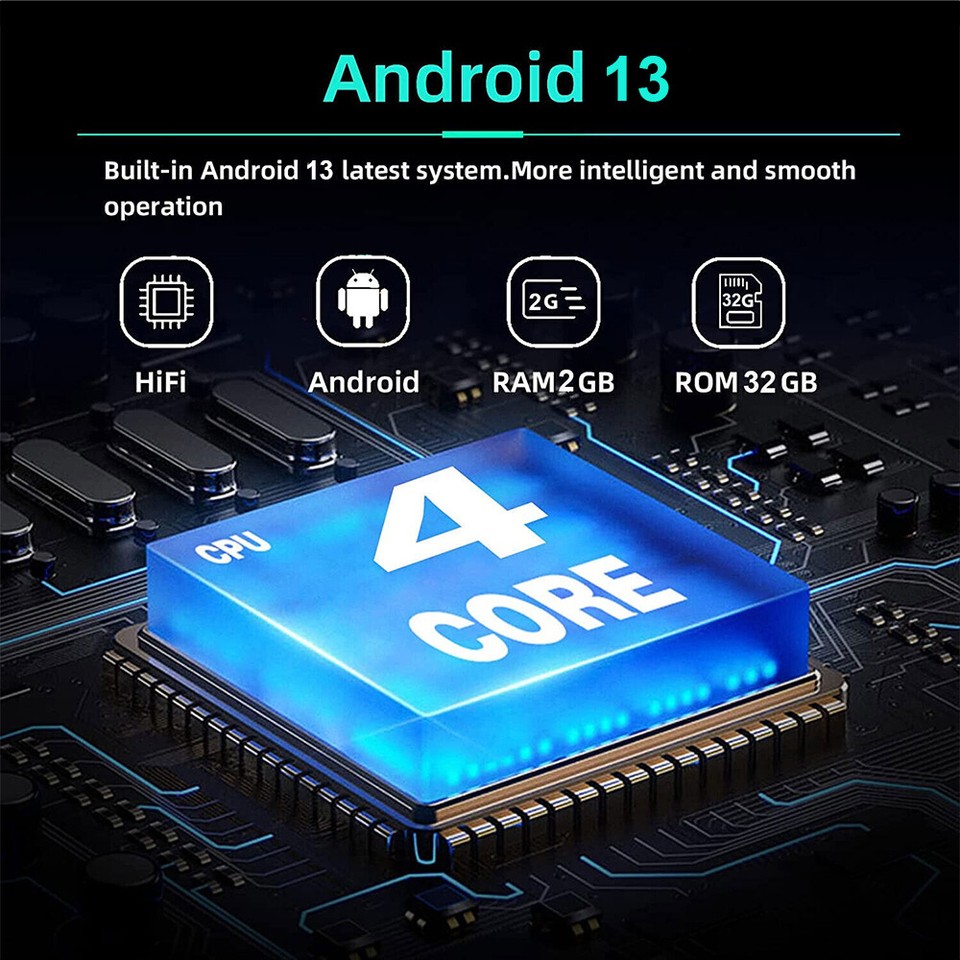 32GB Carplay Android 13 Car Stereo Radio GPS For 1998-2002 Honda Accord ...