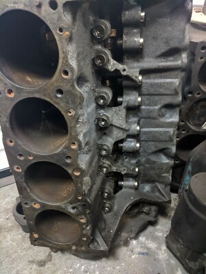 1958 Pontiac 370 engine V8 block crank heads | eBay