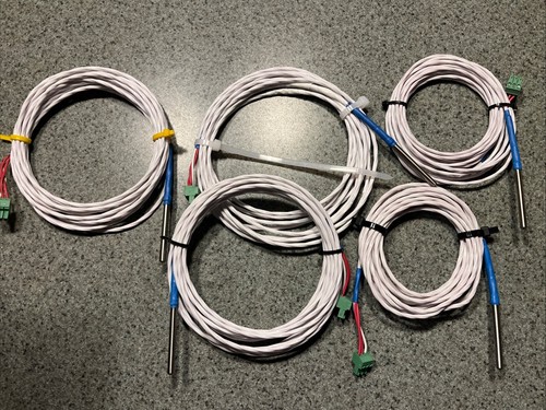 Lot Of 5 - Temperature Mapping Temp Probes Look At Pictures And ...