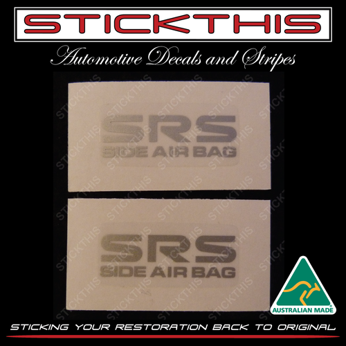 Holden HSV VT VX VY VZ GTS Senator SS - SRS Side Air Bag Decals ...