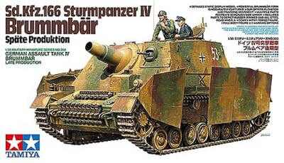 Tamiya German Assault Tank IV Brummbar Late Prod. - Plastic Model ...