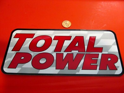 TOTAL POSticker / Decal RACING ORIGINAL OLD STOCK | eBay