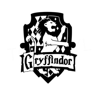4.9" GRYFFINDOR CREST Vinyl Decal Sticker Car Window Laptop Potter ...
