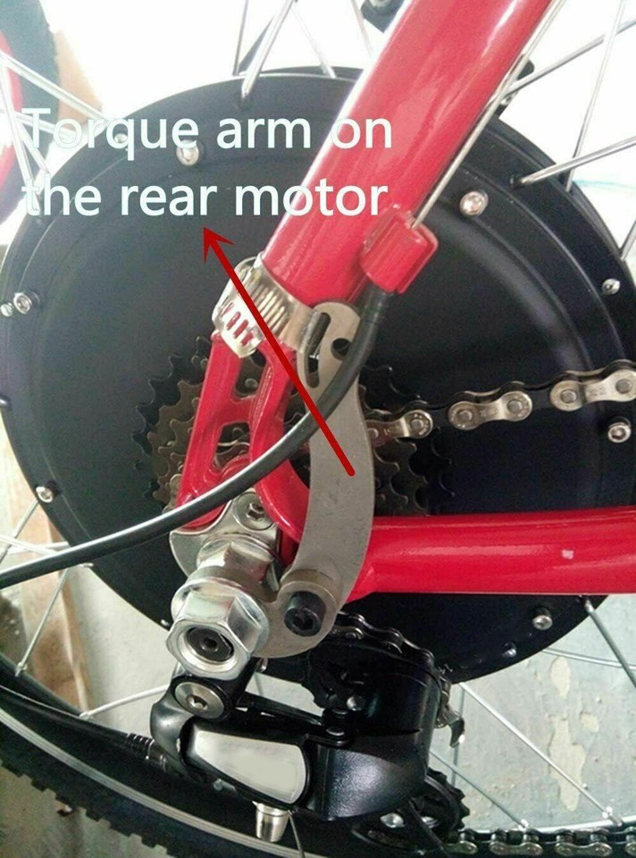 2 Sets E-Bike Electric Bicycle Torque Arm Universal for Front or Rear ...
